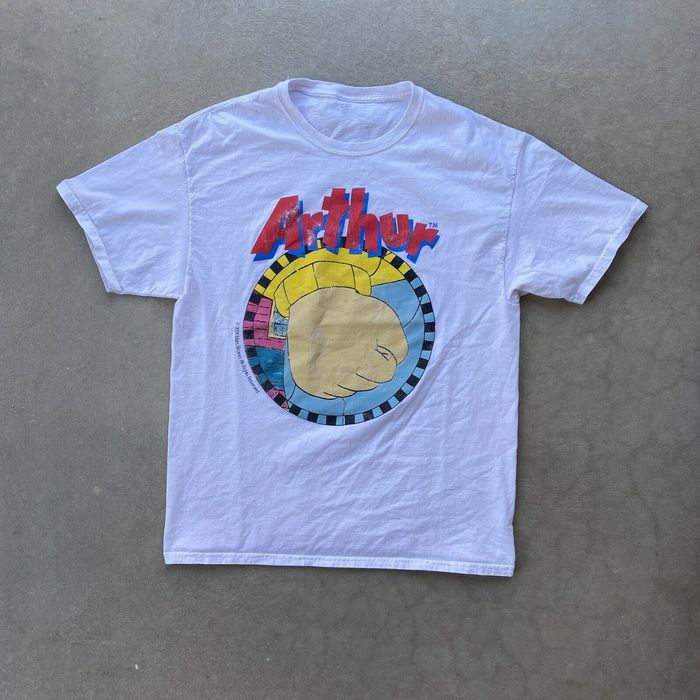Vintage Vtg "Arthur" 2001 Fist Clench Meme PBS Marc Brown T Shirt | Grailed