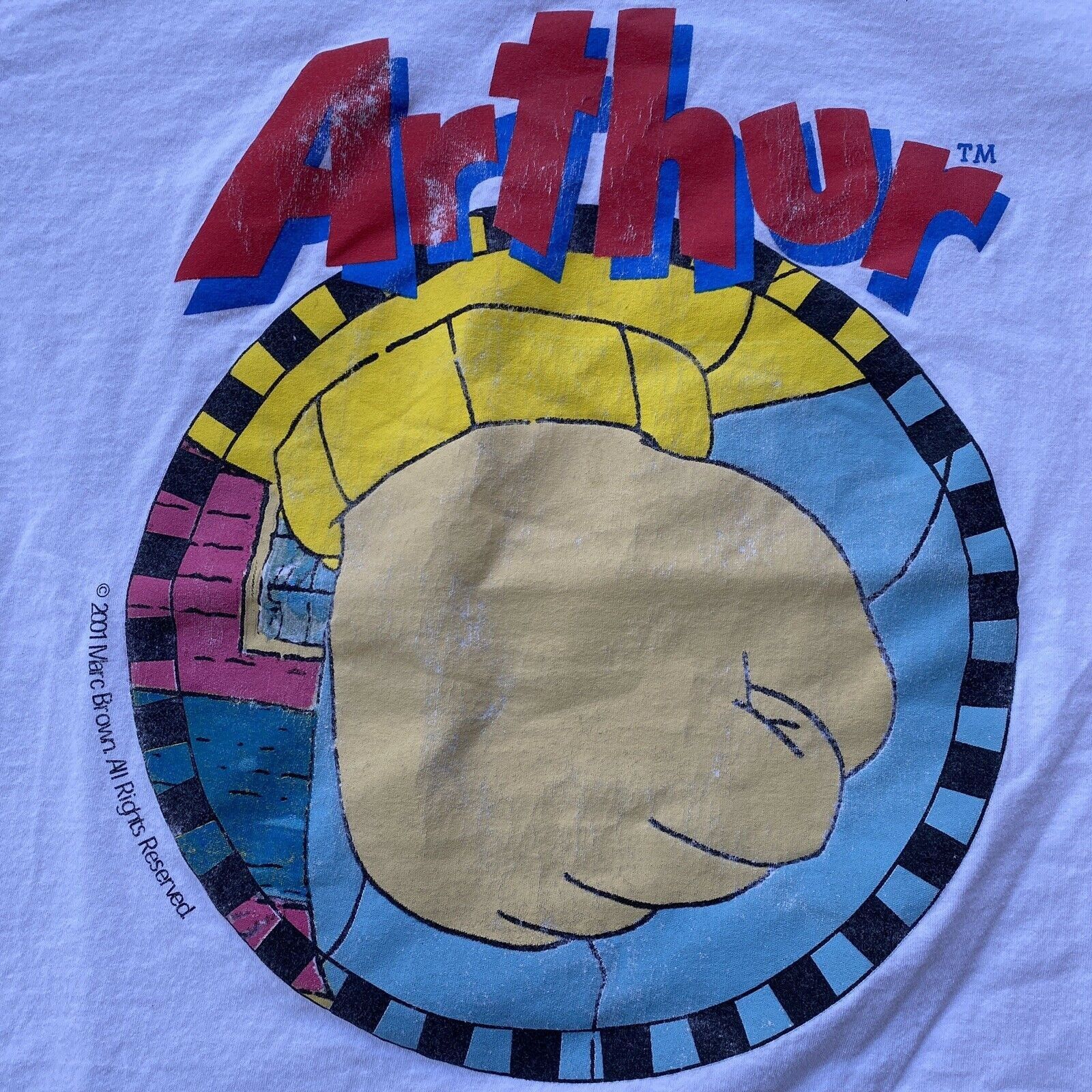Vintage Vtg "Arthur" 2001 Fist Clench Meme PBS Marc Brown T Shirt | Grailed