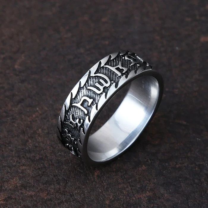 Custom Six-Character tra Rings Feng Shui Amulet Lucky Ring | Grailed