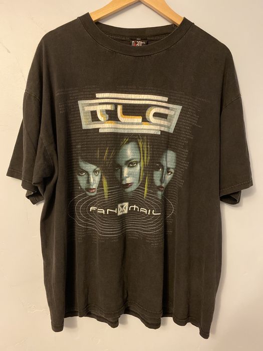 Vintage 1999 VINTAGE TLC FAN MAIL TOUR TEE SHIRT | Grailed