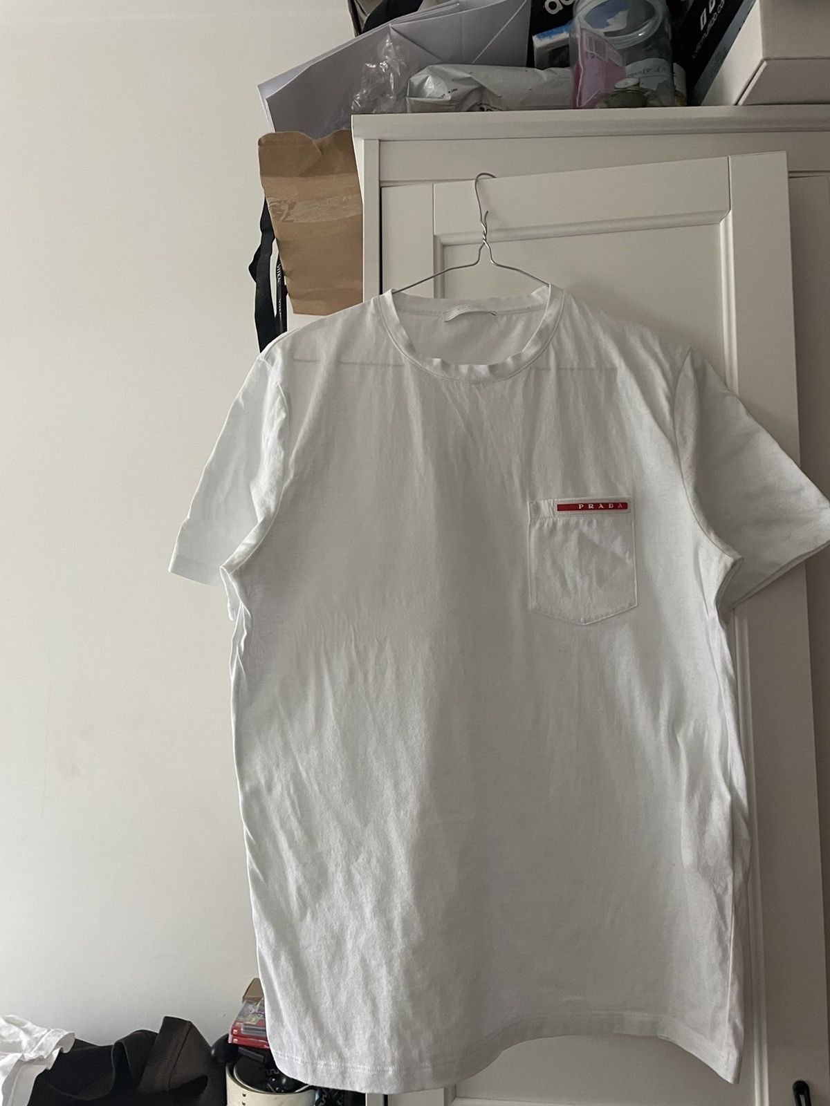 Prada Prada Pocket Logo Tee | Grailed