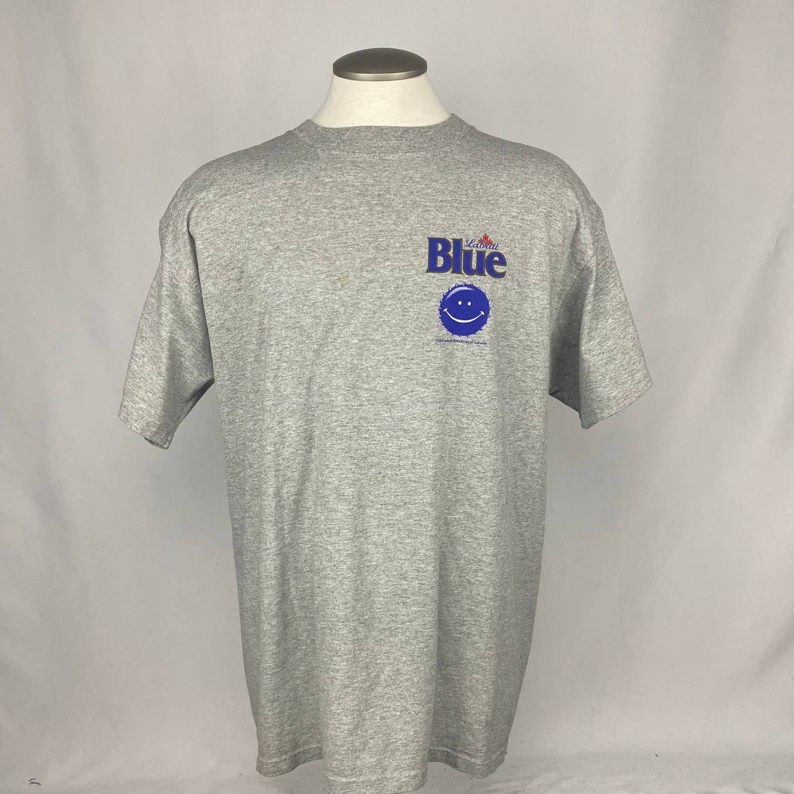 Vintage Vintage 90s 1999 Labatt Blue beer t-shirt | Grailed