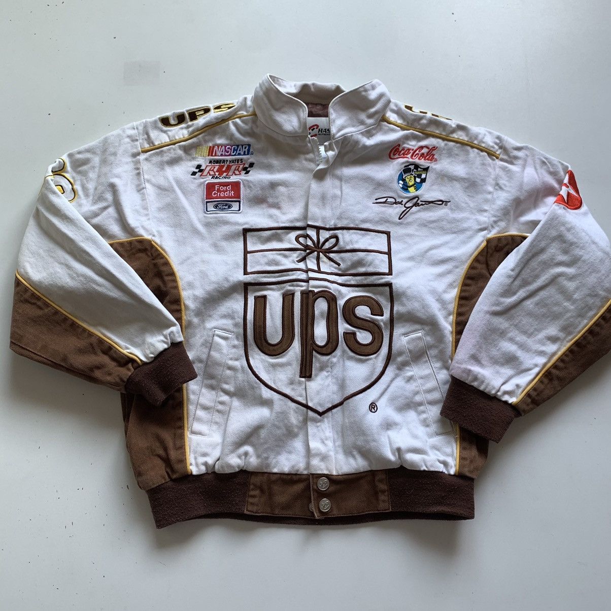 NASCAR × Vintage Vintage Nascar UPS jacket | Grailed