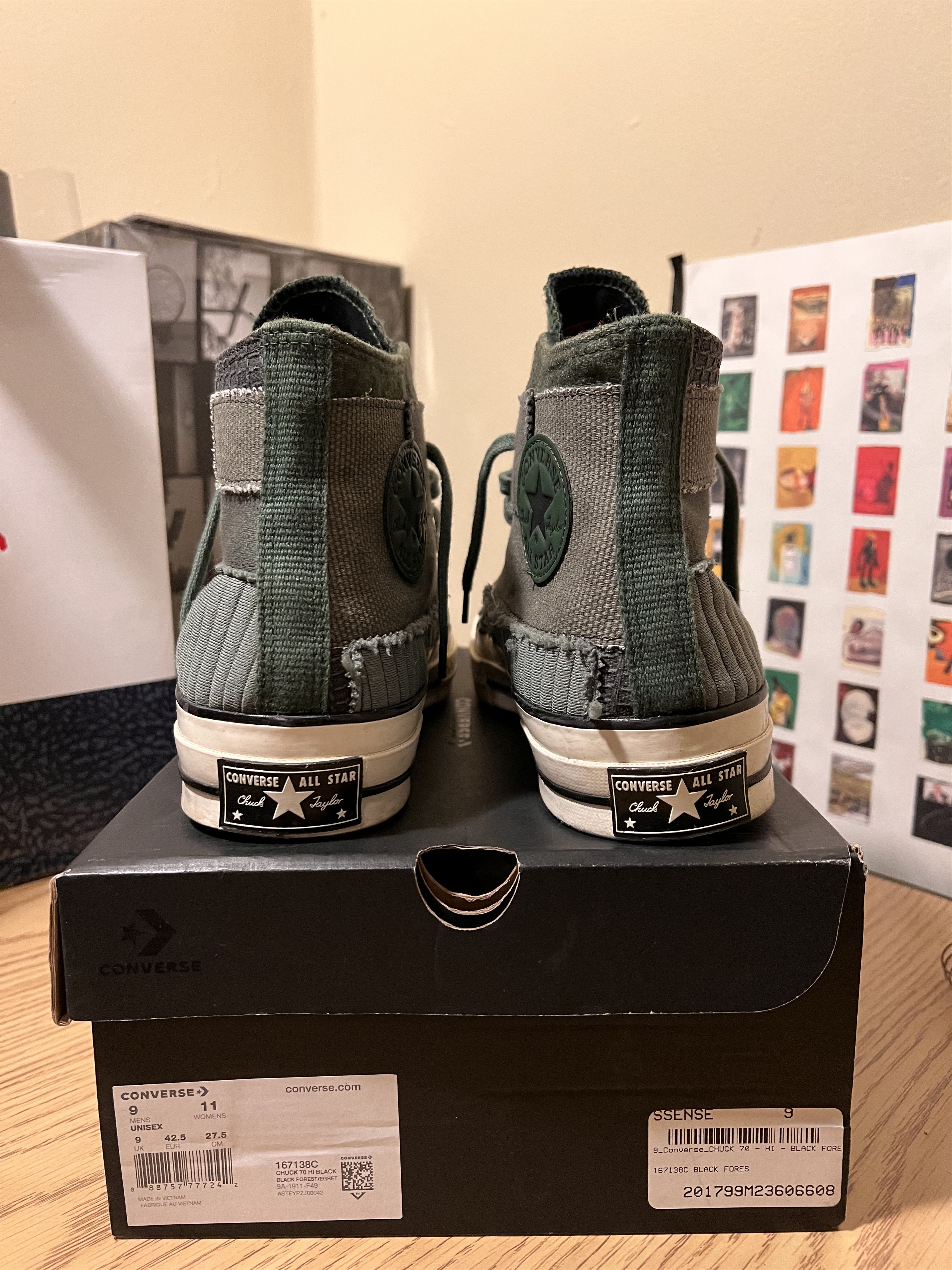 Converse × Ssense Distressed Converse Chuck 70s Hightop | Grailed