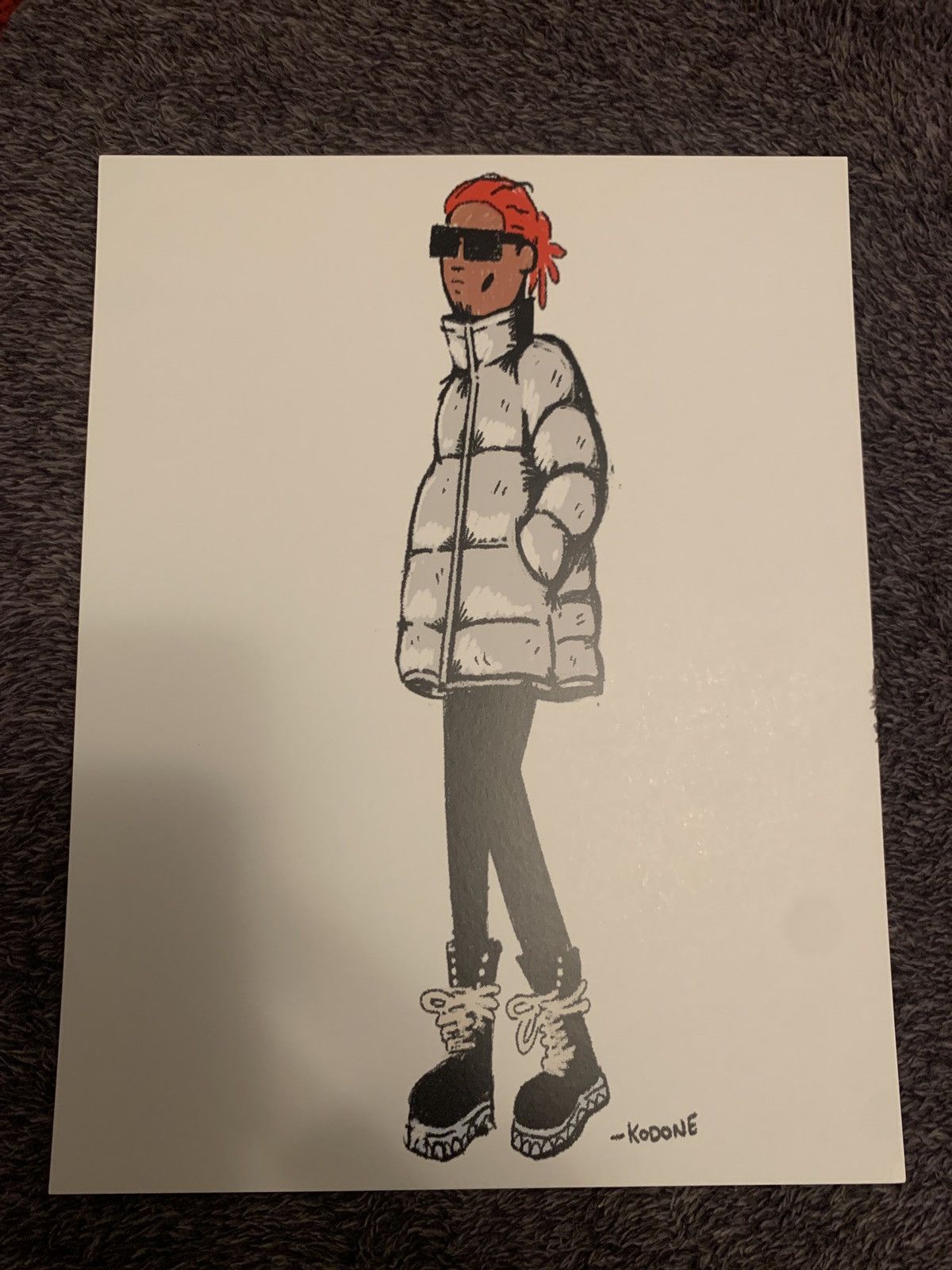 Kodone Kodone “King Vamp” Playboi Carti print. | Grailed