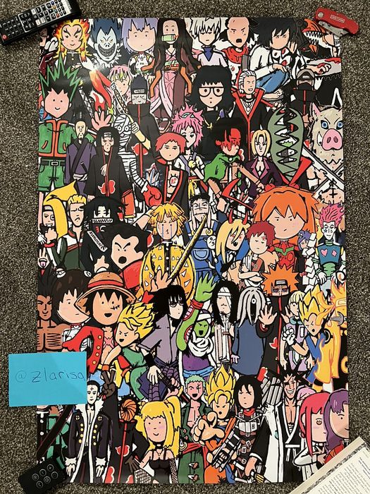 Kodone Kodone Anime Collage Poster 24”x36” | Grailed