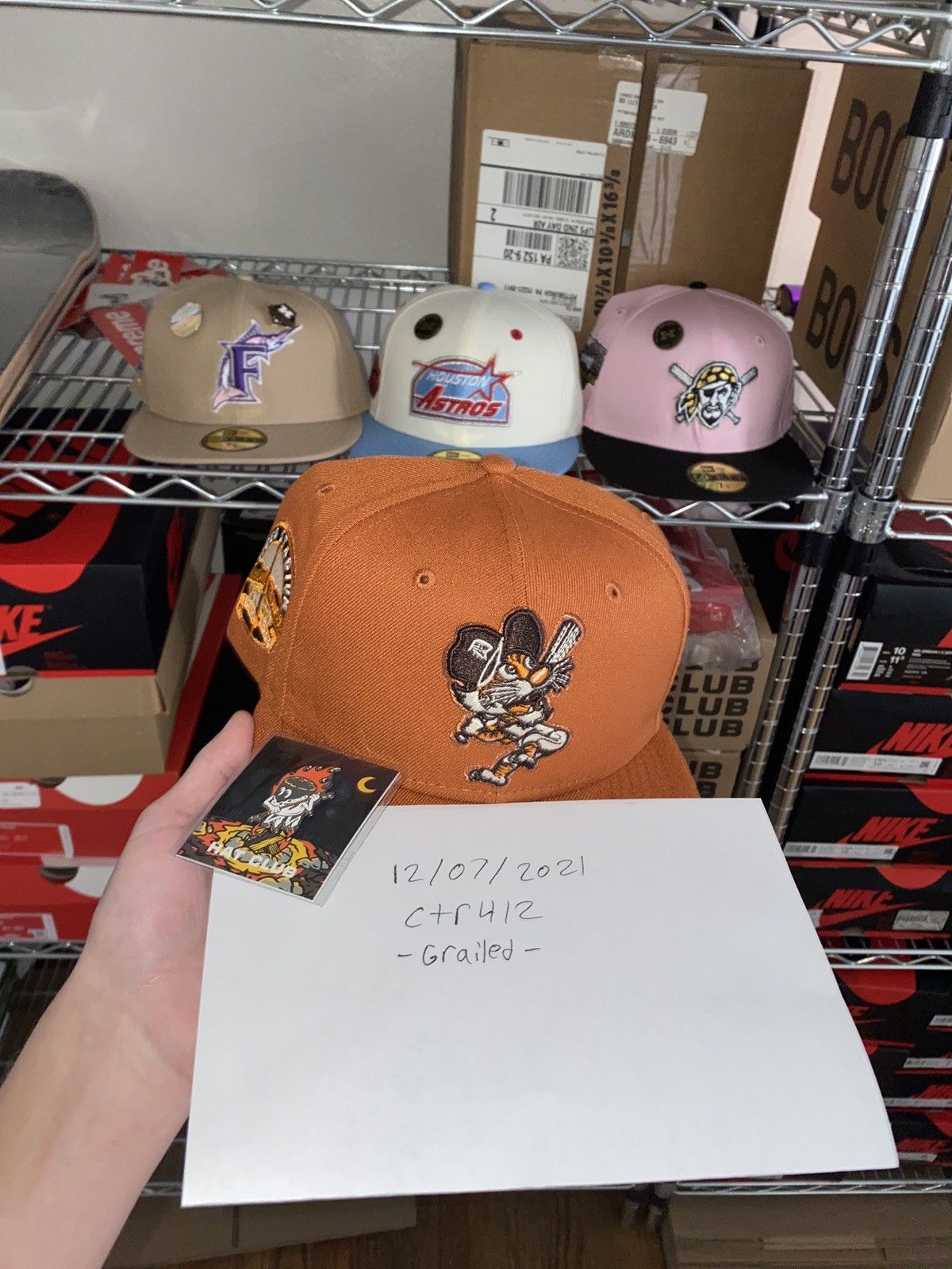 New Era Hatclub exclusive 7 1/4 coked out tigers campfirecollection ...