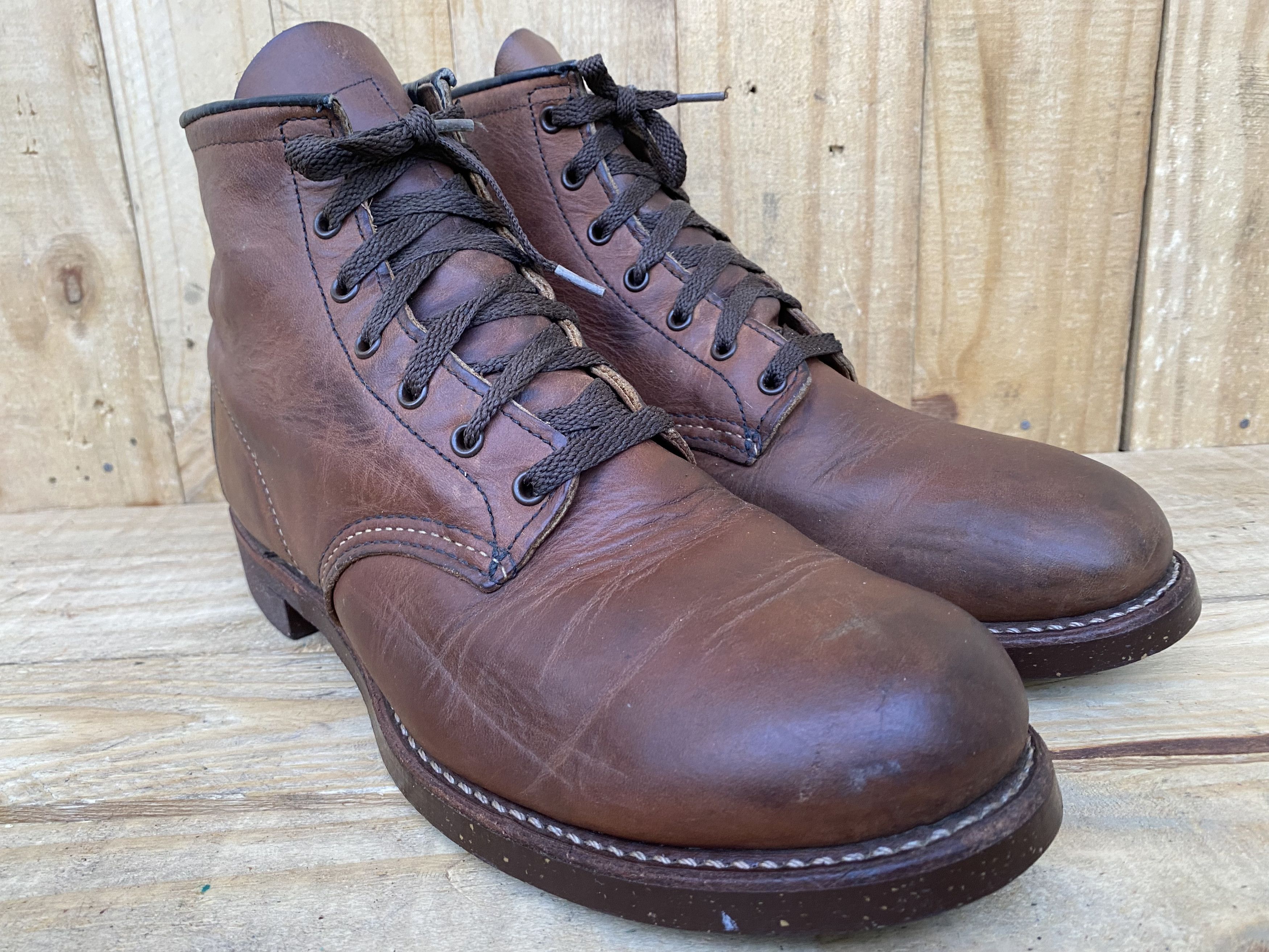 Red Wing RED WING 2962 Blacksmith Bourbon Work Boots Cork Sole | Grailed