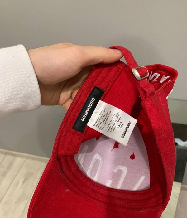 Dsquared2 Dsquared Icon Hat Red / White | Grailed