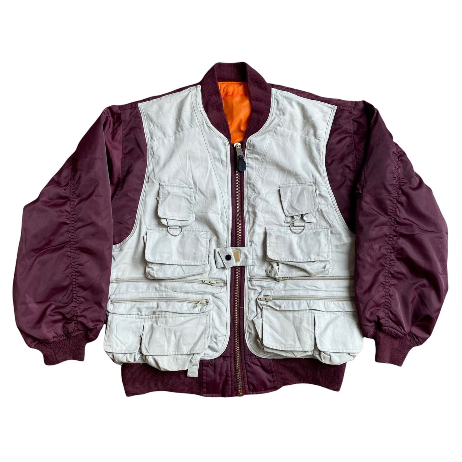 Custom REWORK BOMBER TACTICAL VEST JACKET | Grailed