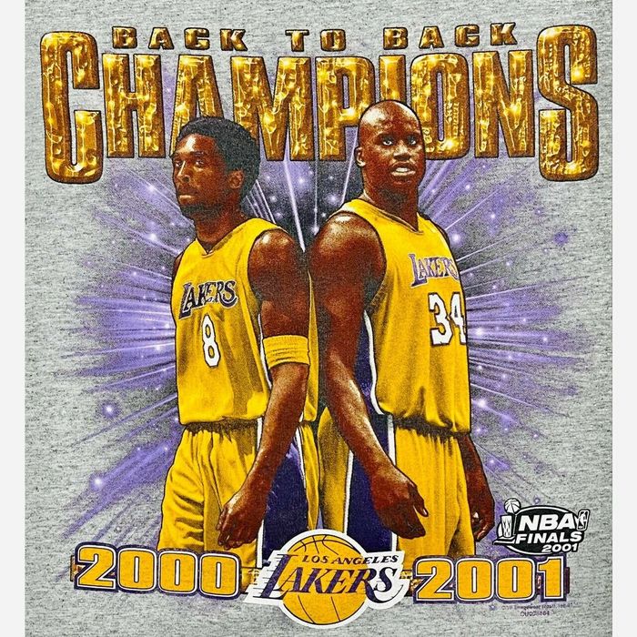 Vintage VINTAGE KOBE BRYANT LAKERS SHAQUILLE ONEAL CSA T-SHIRT | Grailed
