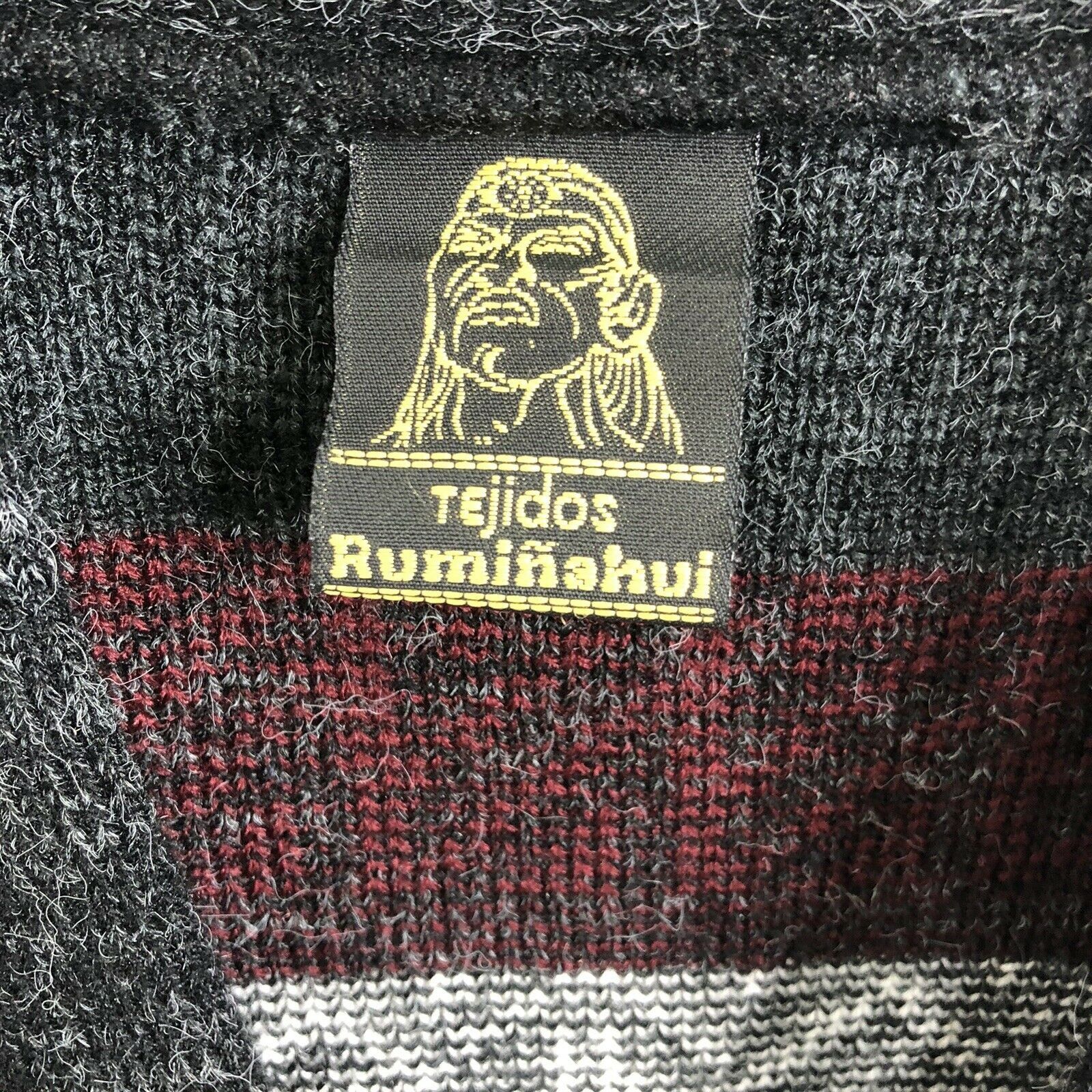 Vintage VTG Ruminahui Alpaca Llama Wool Cardigan Knit Sweater XL | Grailed