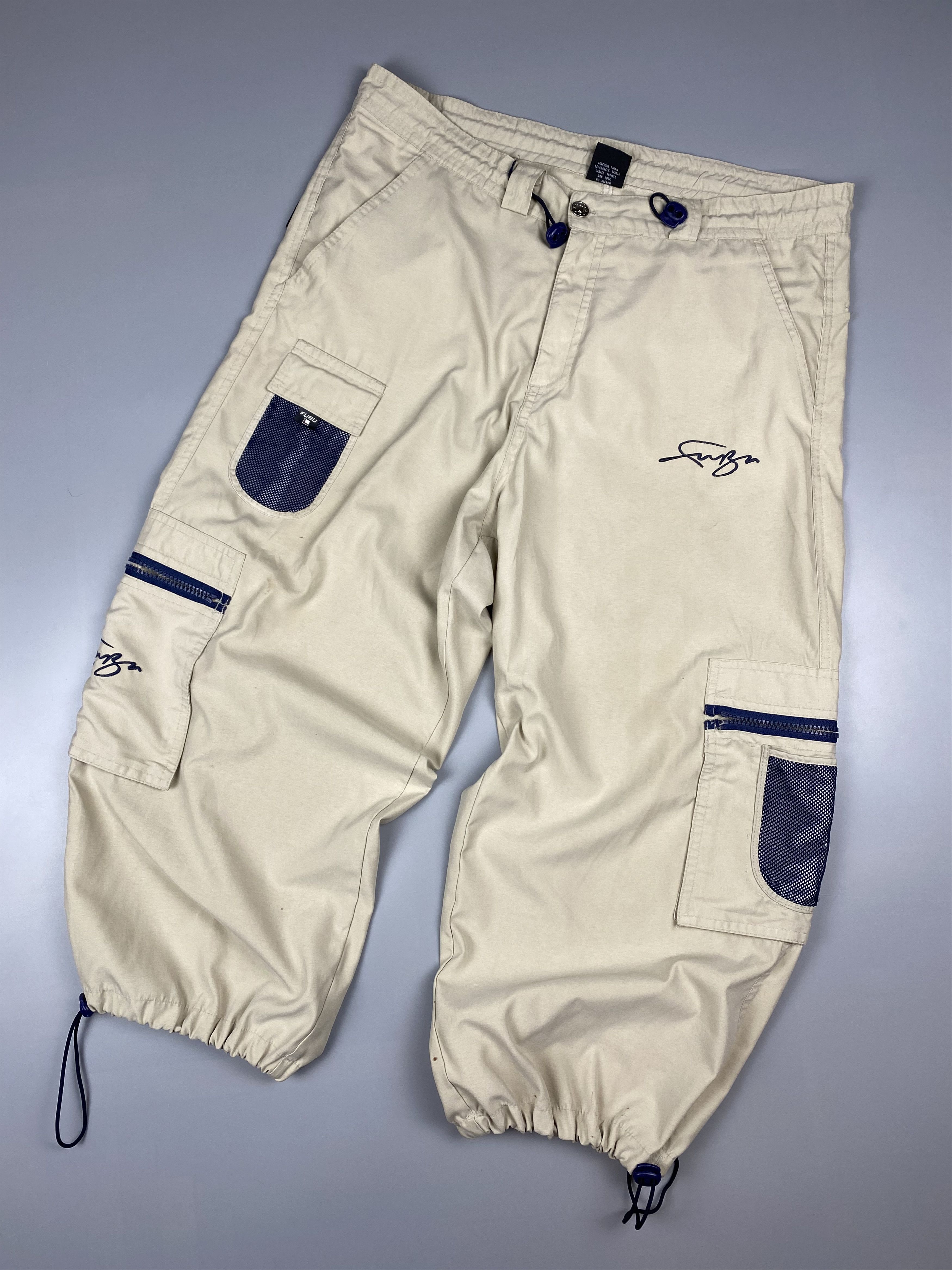 Fubu × Streetwear × Vintage Vintage Fubu Beige Pants | Grailed
