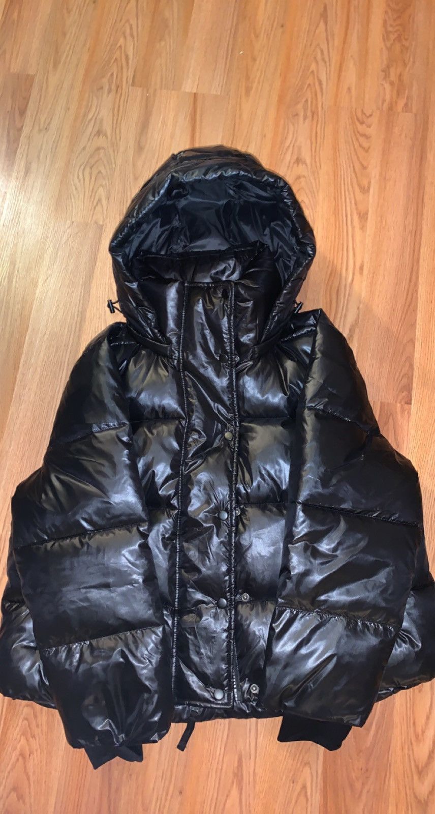 Gap GAP black shiny puffer jacket | Grailed