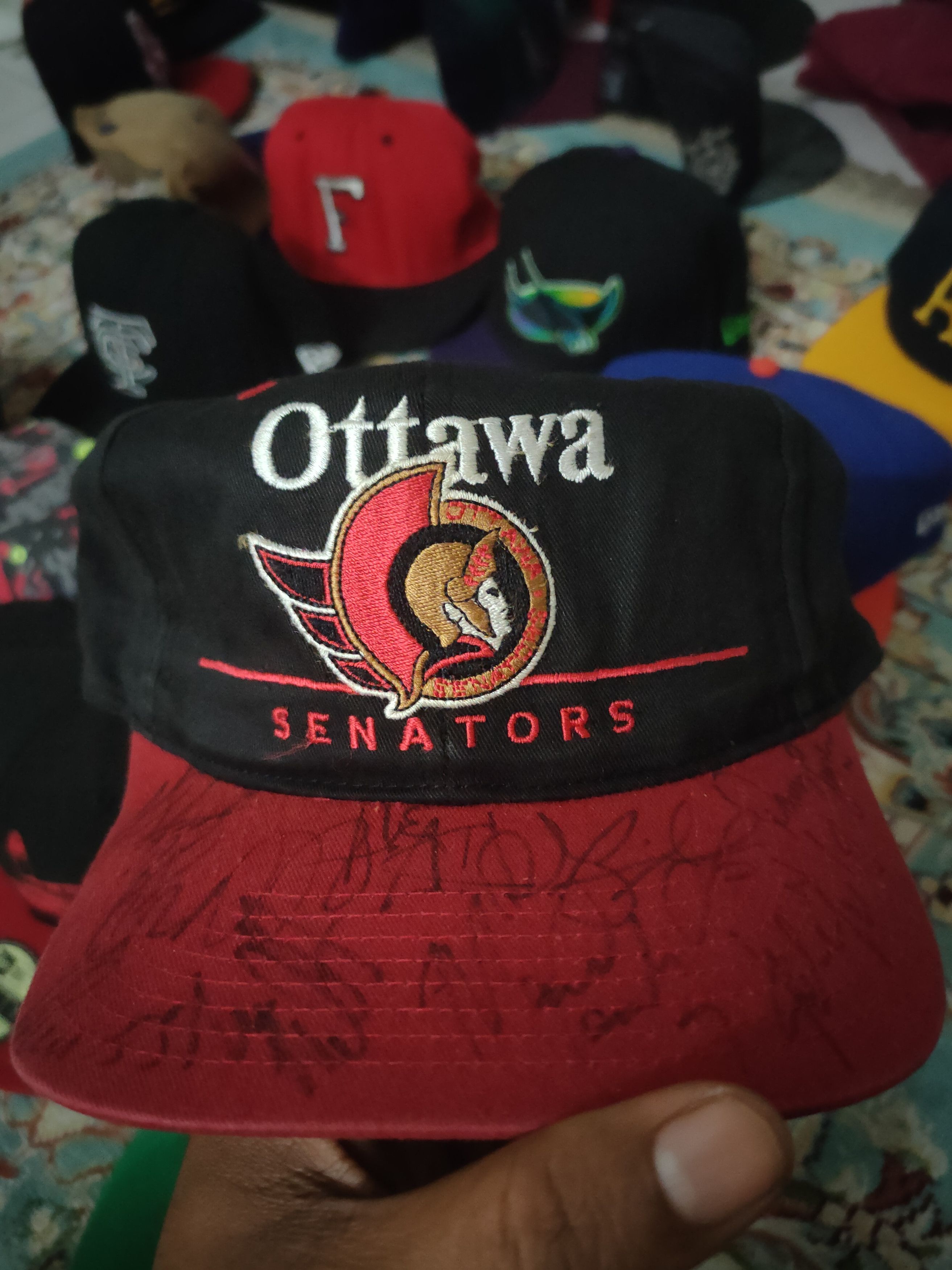 Vintage Ottawa Senators full 93'-95' player signed autograph | Grailed
