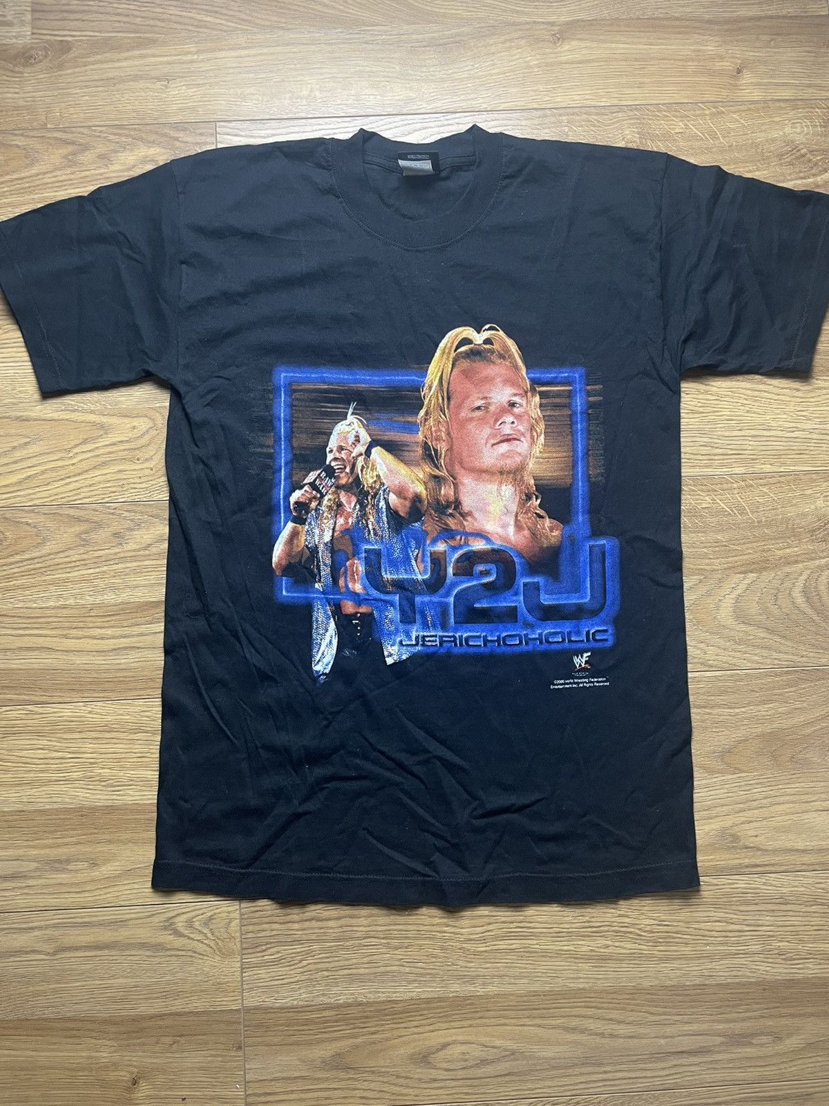 Vintage × Wwe × Wwf Vintage 00's WWE Chris Jericho Save Us Y2J Tee ...