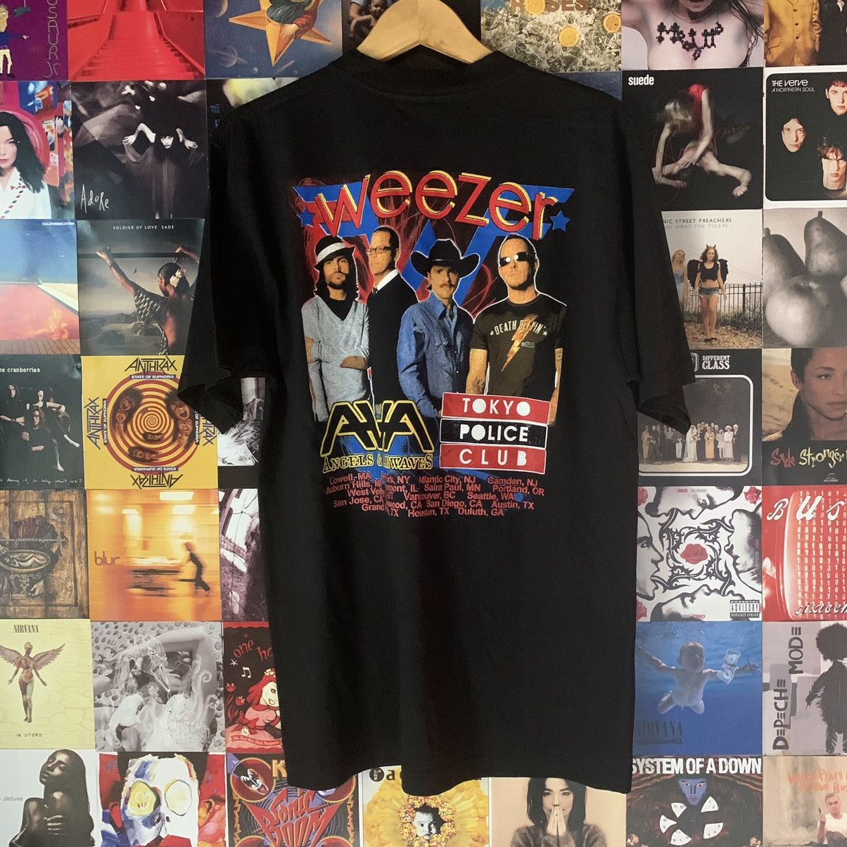 Band Tees × Deadstock × Tour Tee Vintage Y2K Weezer Bootleg Red Album ...