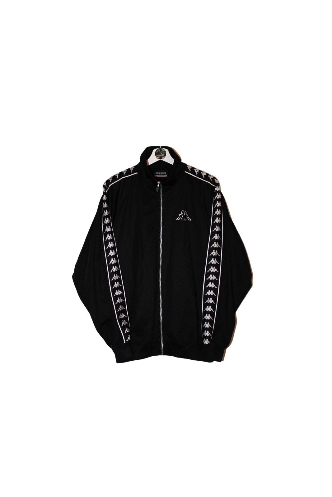 Kappa × Vintage Vintage Kappa Track top jacket Side Tape Ribbon Spell ...
