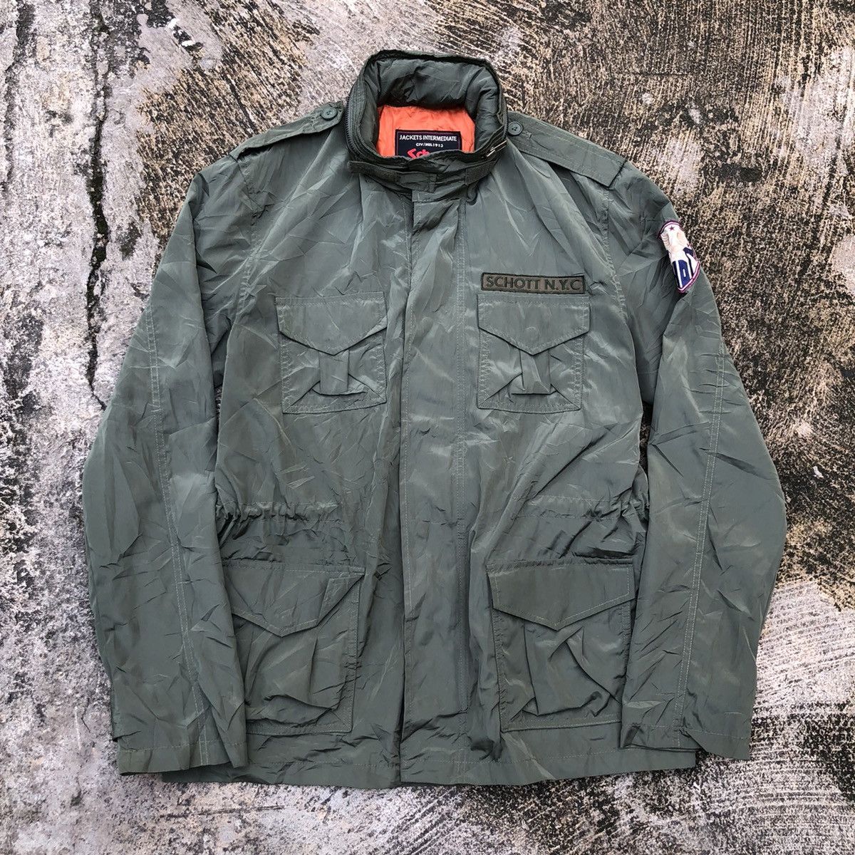 Military × Schott M65 military schott jacket | Grailed