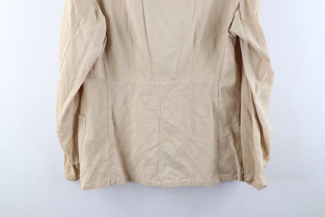 Vintage Vintage 60s Thrashed Button Uniform Lab Coat Jacket Brown | Grailed
