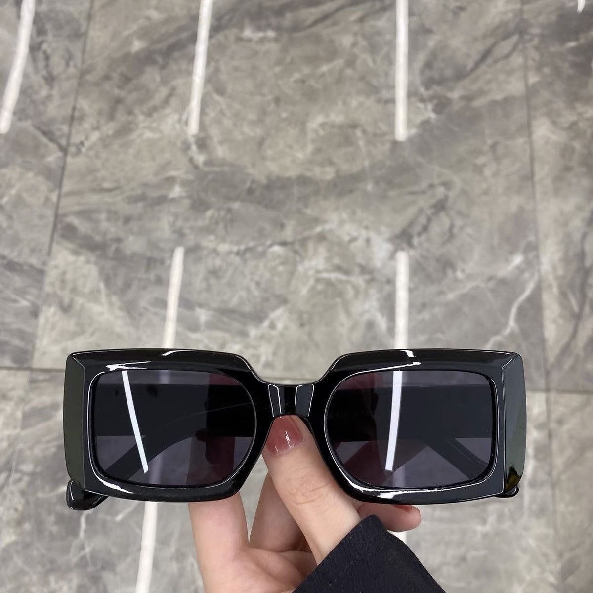 Designer × Streetwear × Vintage Vintage square frame sunglasses | Grailed