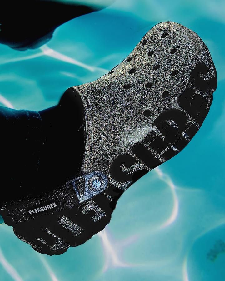 Crocs × Pleasures REFLECTIVE CROCS - ALL TERRAIN CLOG | Grailed