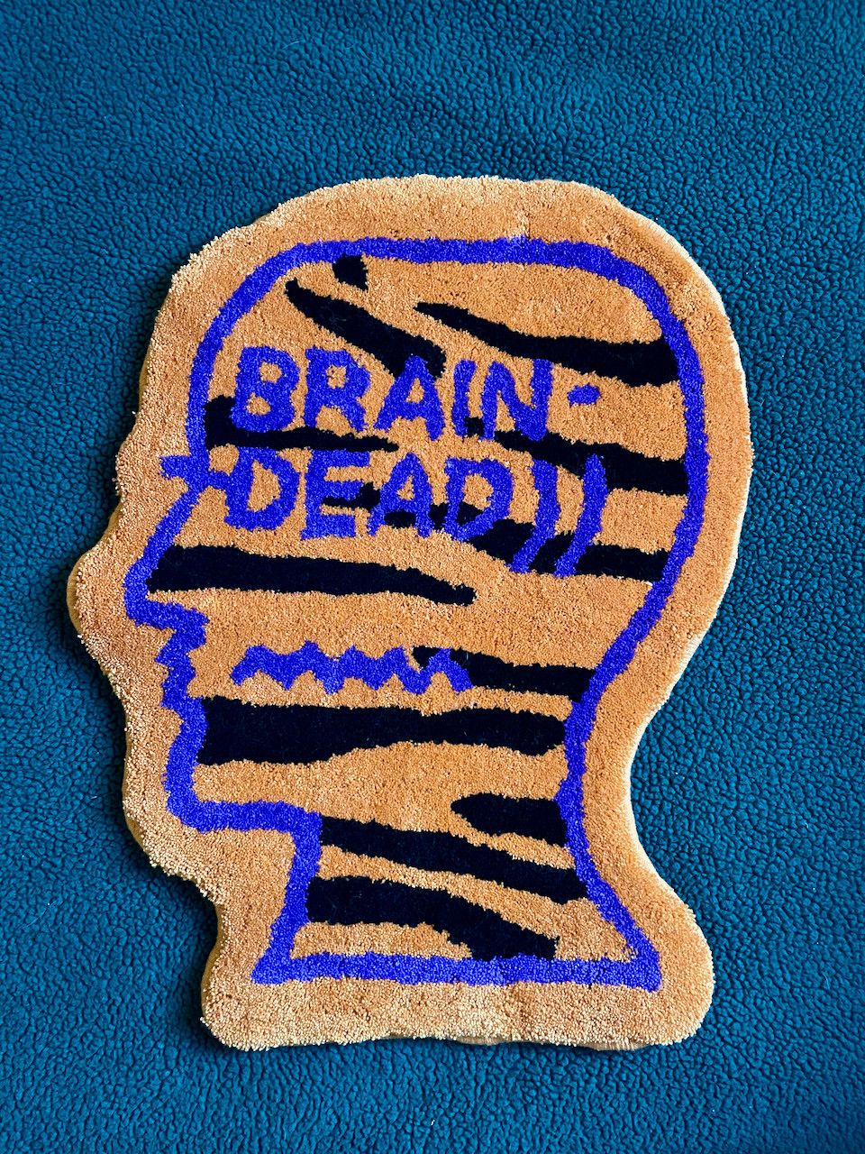 Brain Dead Logo Head Rug Small | Grailed