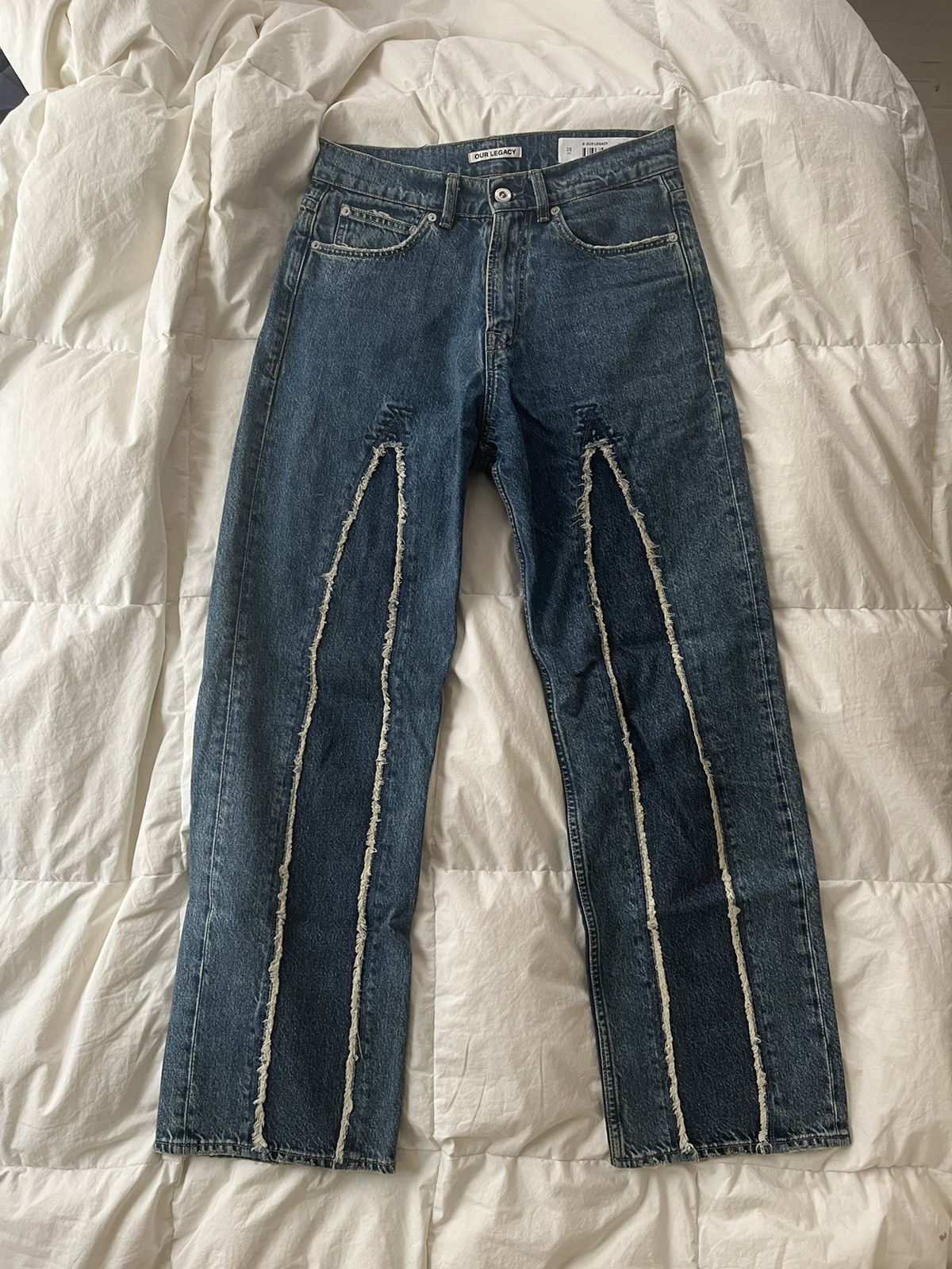 Our Legacy Our Legacy Third Cut Slash Denim | Grailed