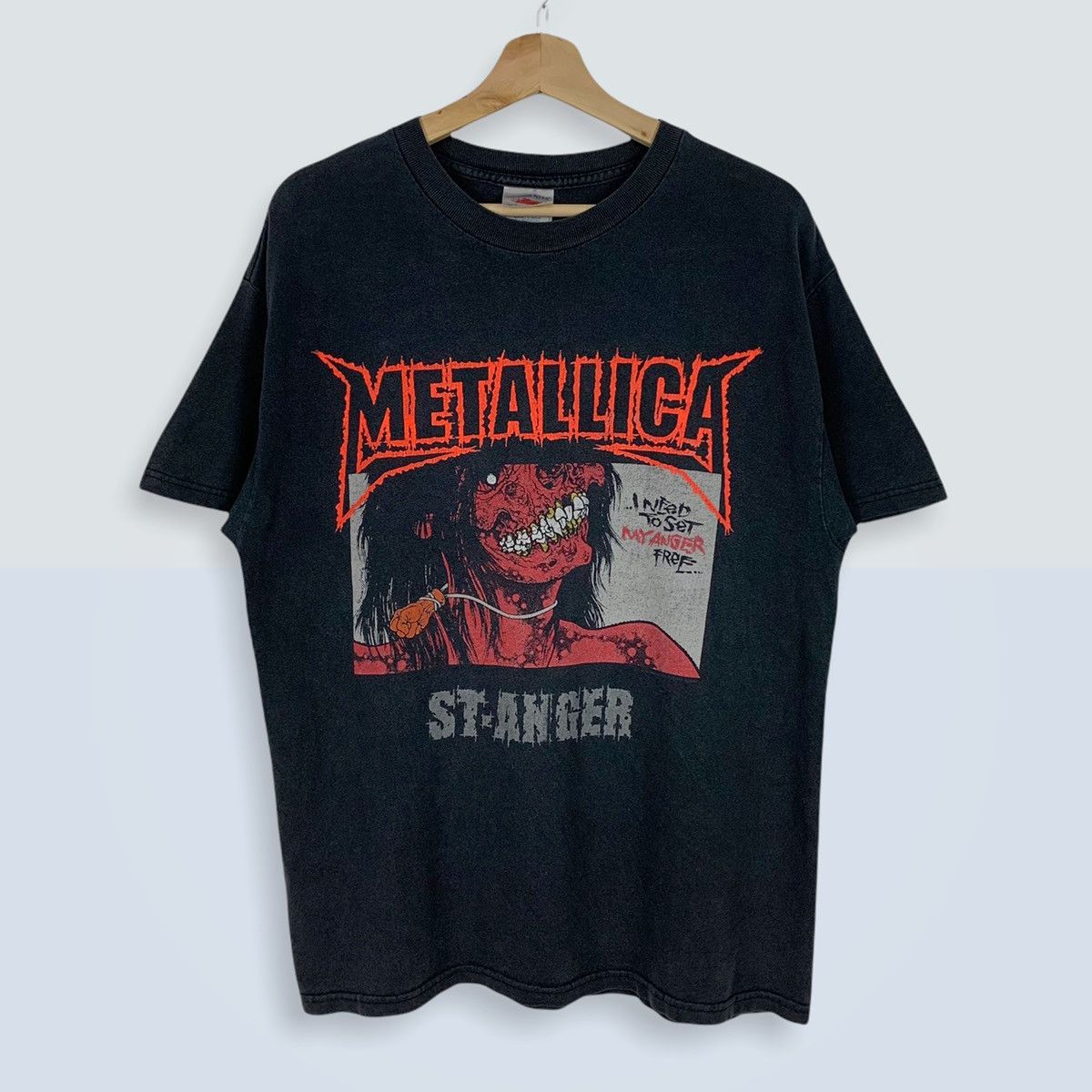 Band Tees × Metallica × Vintage Vintage 2003 Metallica St Anger Pushead ...