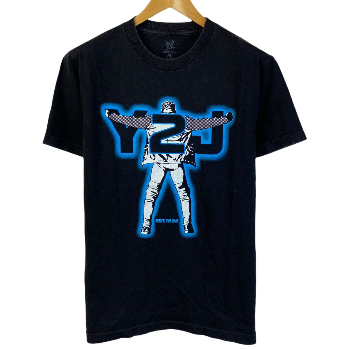 Vintage × Wwe × Wwf Vintage WWE T Shirt Y2J Chris Jericho Big Logo ...