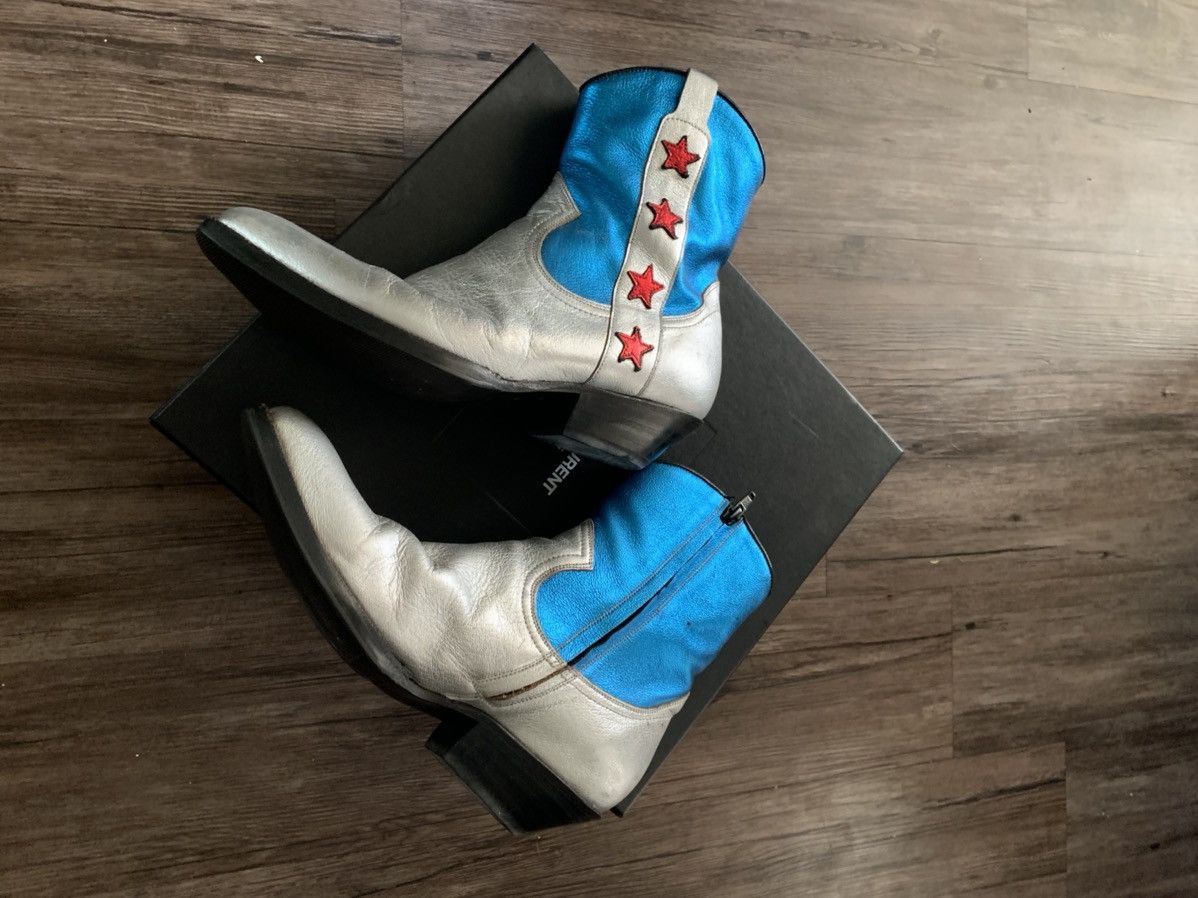 Saint Laurent Paris SS15 STAR Santiag Cowboy Boots EU41 | Grailed