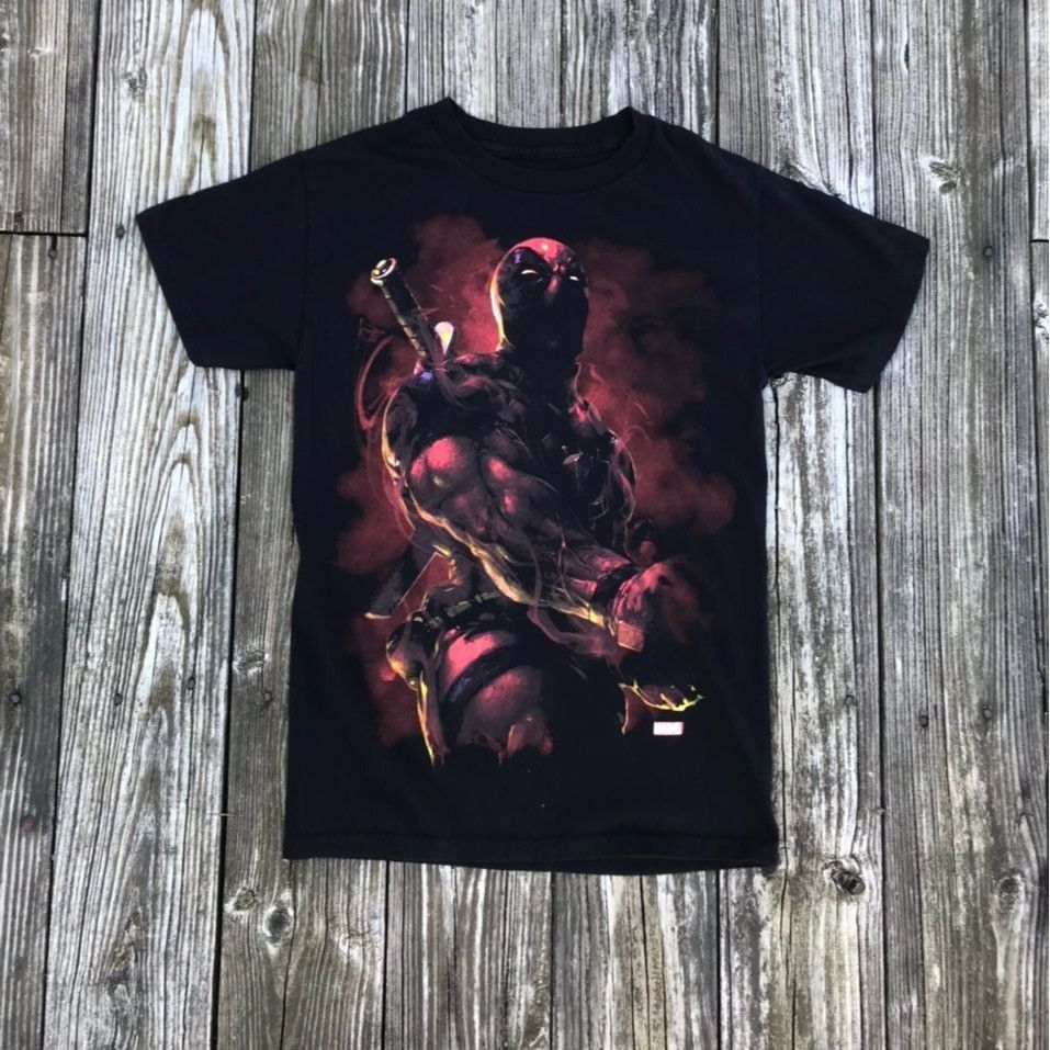 Vintage Marvel Detailed Alex-Ross Style Realism Deadpool Tee | Grailed