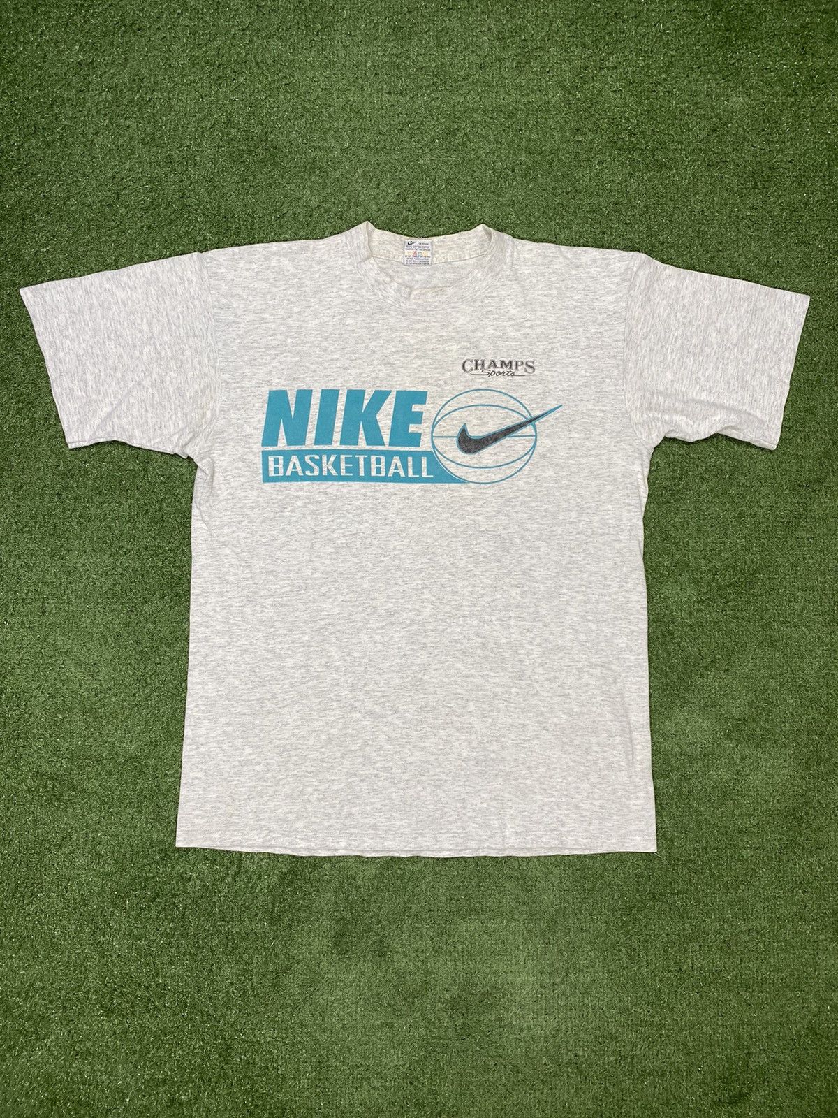 Nike × Vintage 1990s Nike 3 on 3 streetball tournament graphic tshirt ...
