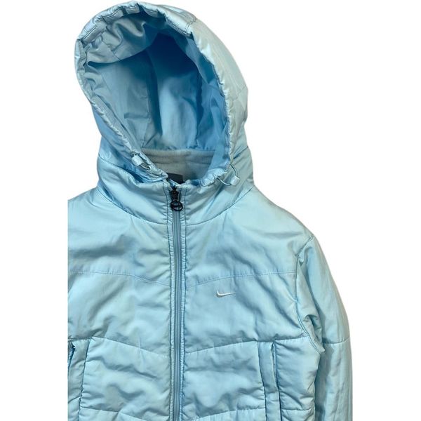 Nike Vintage Nike baby blue bomber jacket | Grailed