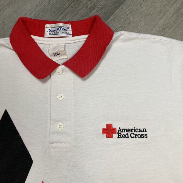 Vintage Vintage 1990s American Red Cross Polo Shirt | Grailed