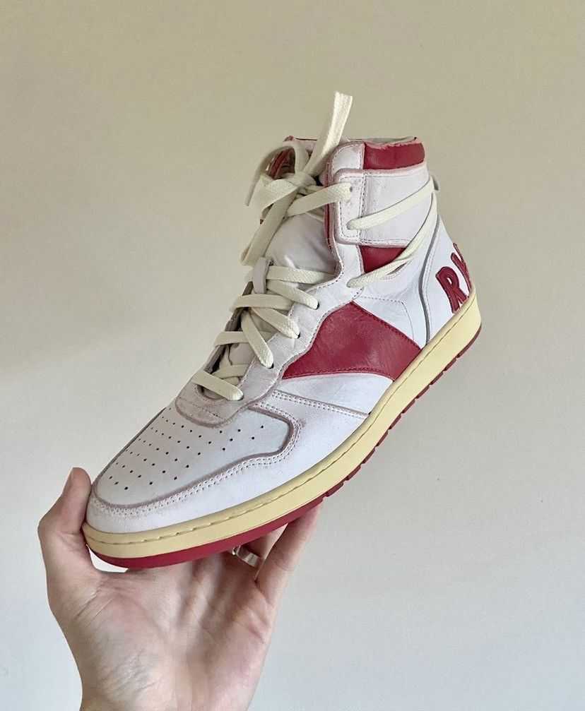 Rhude Rhude Reccess Red Jordan High Top | Grailed