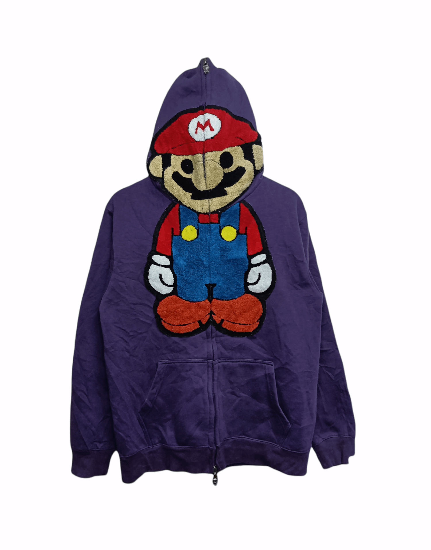 Japanese Brand Vintage Bape Baby Milo x Super Mario Sweatshirt Hoodie ...