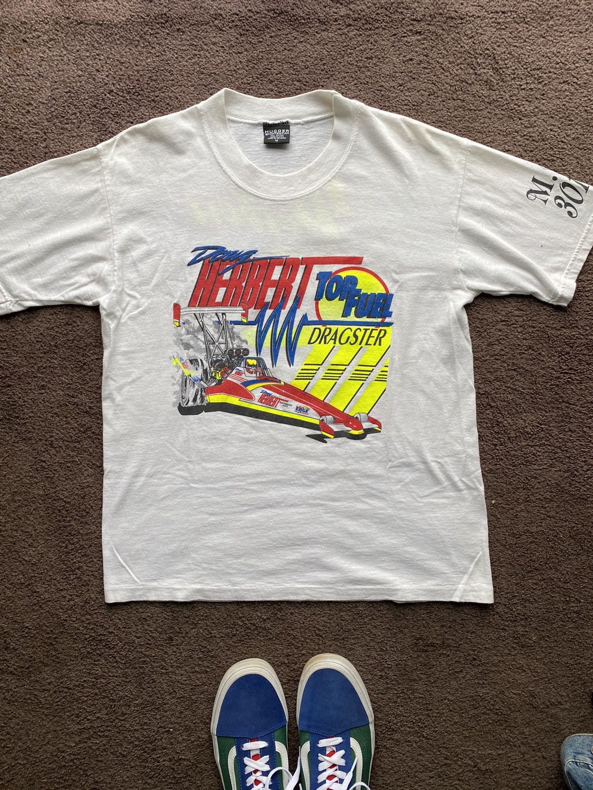 NASCAR × Racing × Vintage Vintage 90’s Drag Racing t-shirt | Grailed