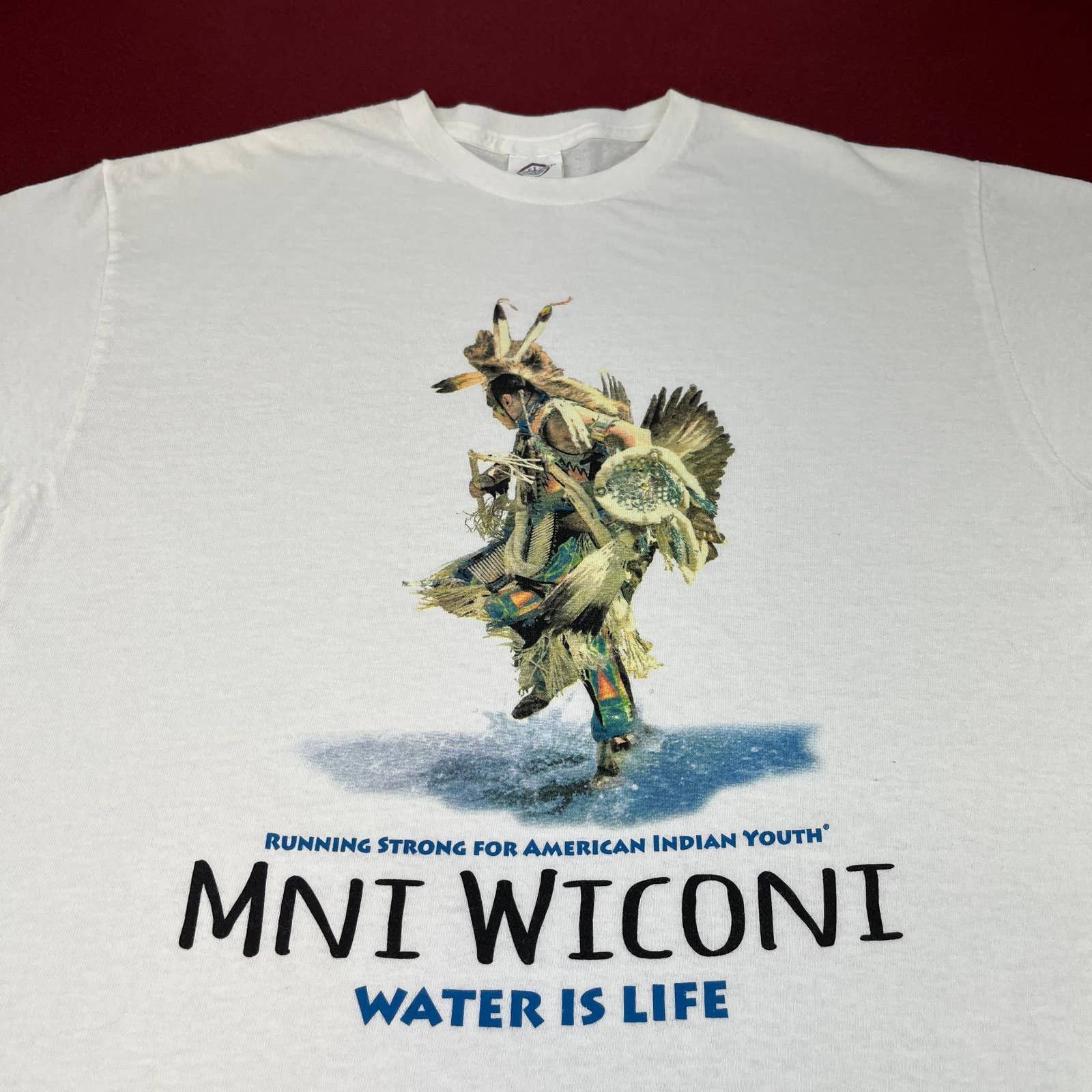 Delta Vintage 2000s Mni Wiconi Native American Water is Life Shirt ...