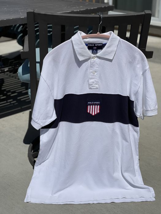 Polo Ralph Lauren 90s Ralph Lauren Polo Sport K-Swiss Short Sleeve Polo Shirt | Grailed