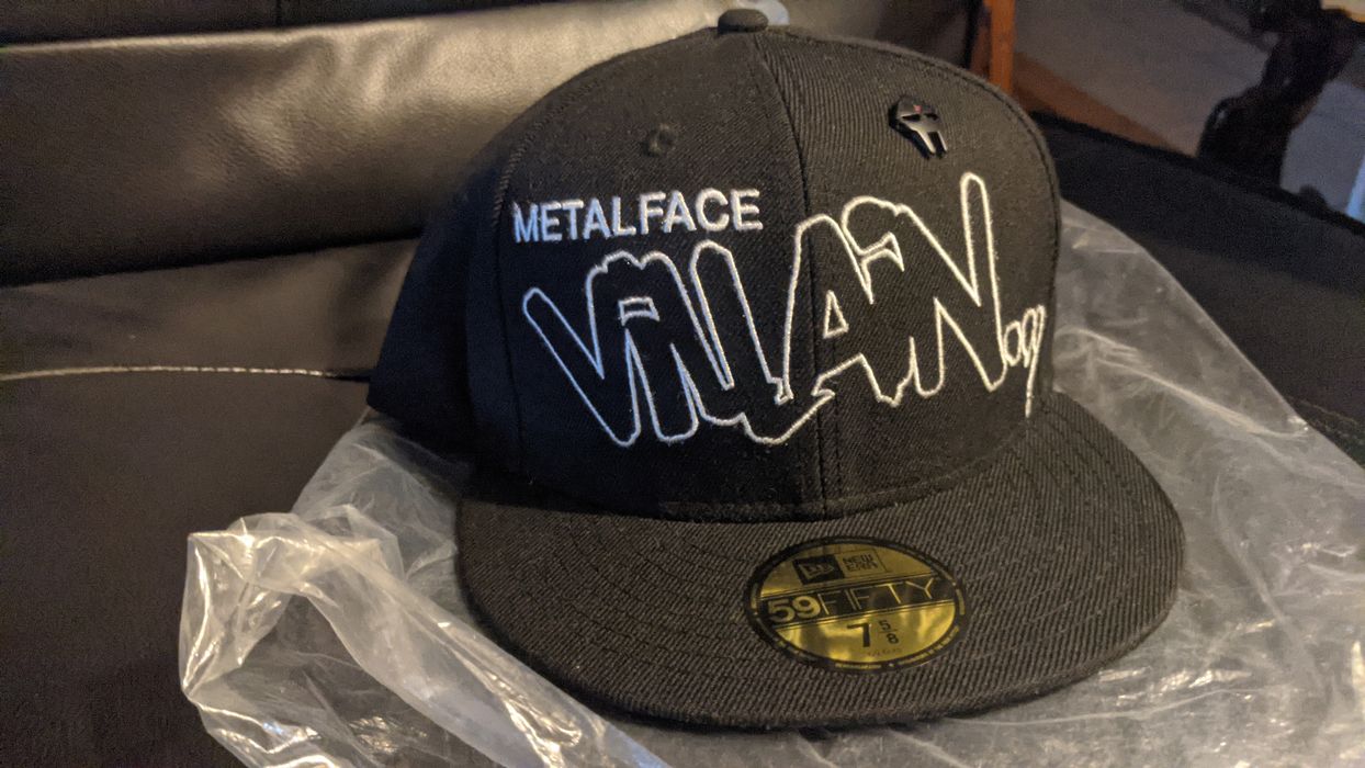 New Era MetalFace Villain 59Fifty Fitted Cap by MF DOOM x NEW ERA | Grailed