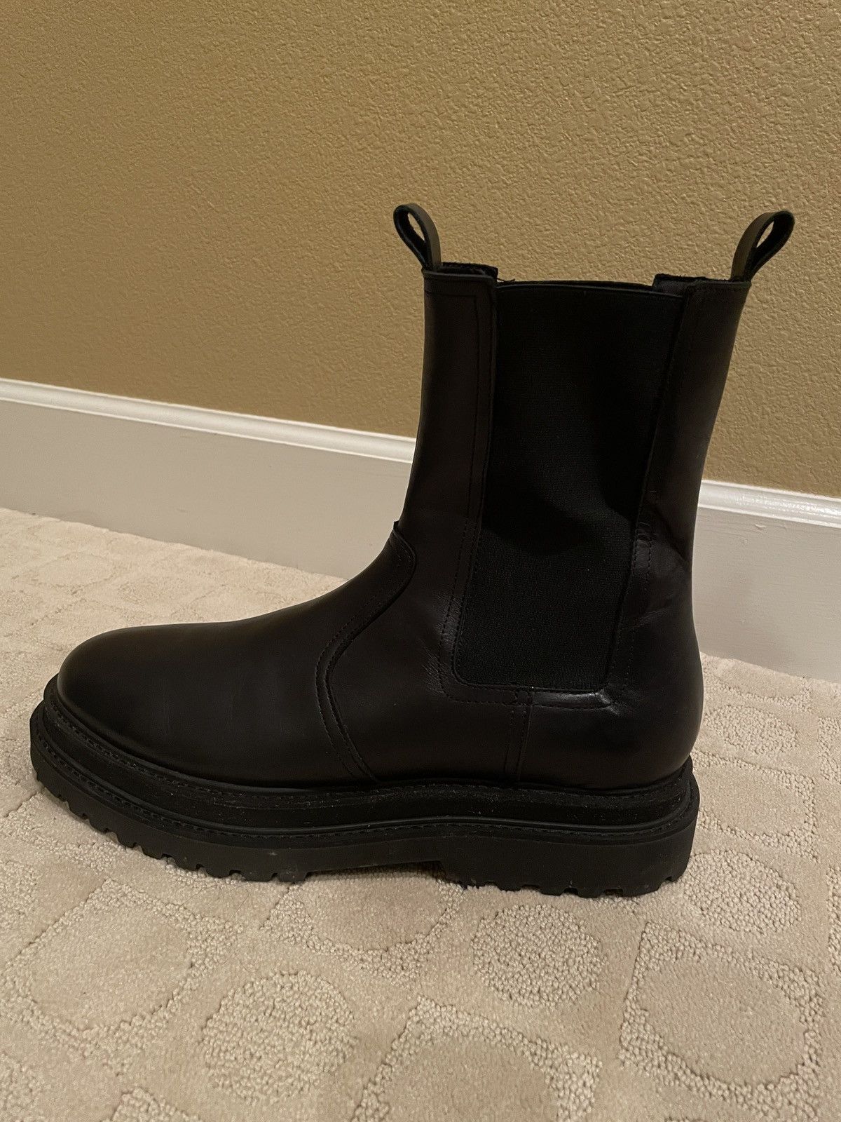 Asos High Chelsea Boots w/Lug Sole | Grailed