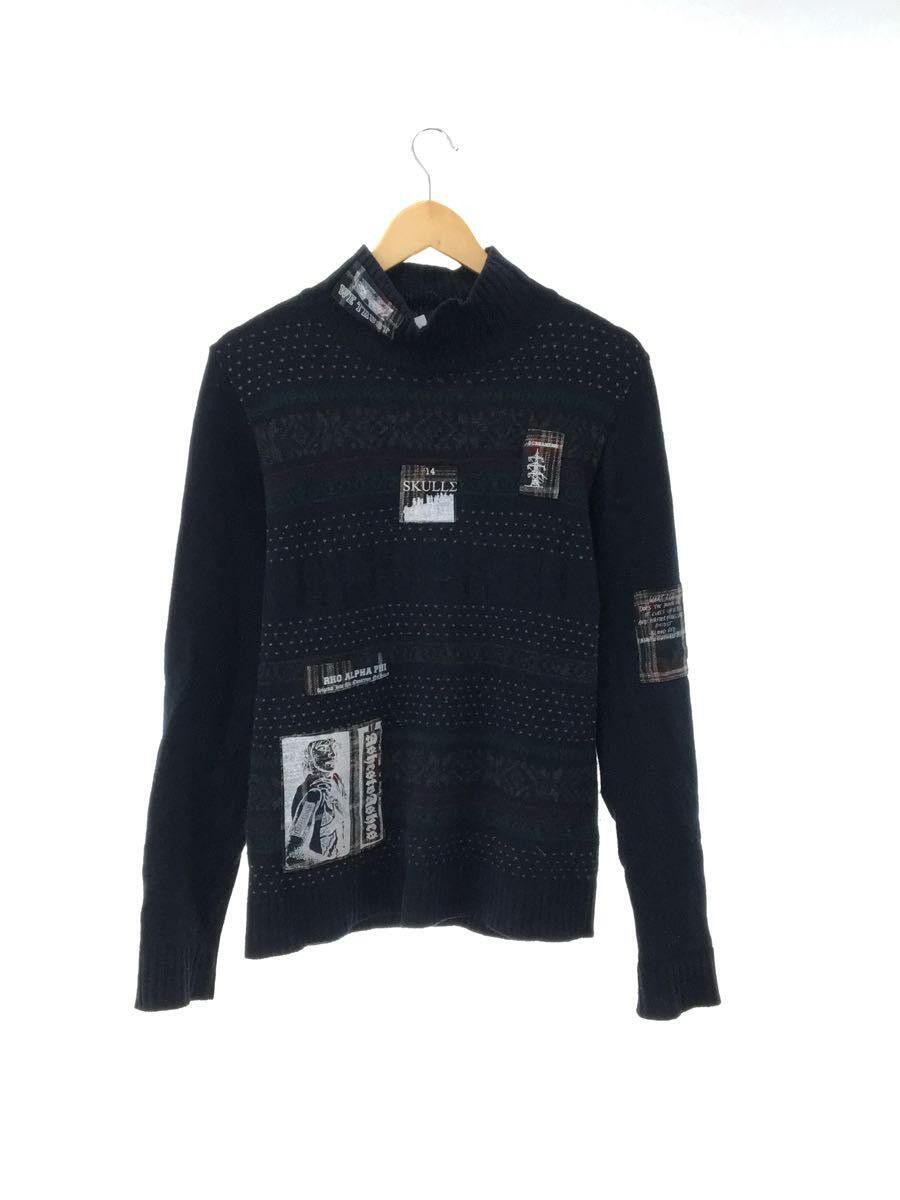 Raf Simons Patchwork Isle Knit Sweater | Grailed