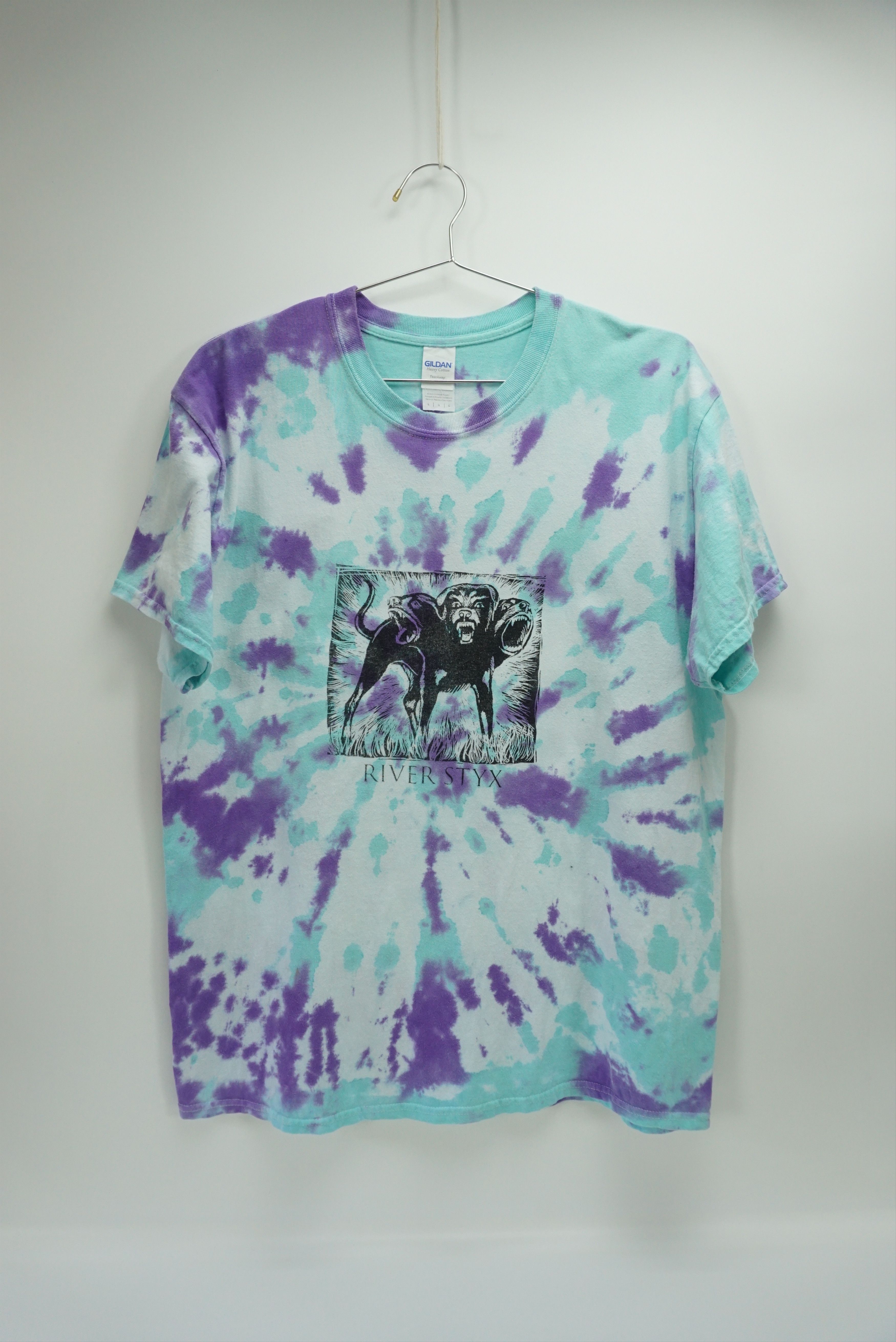 Vintage Tree Headed Dog River STYX Tie Dye T Shirt | Grailed