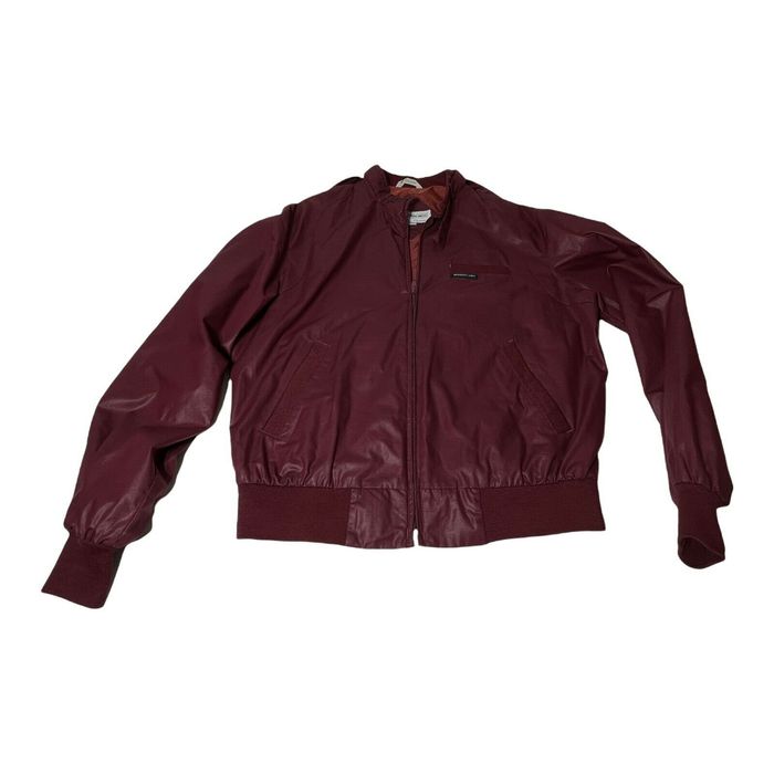 Members Only Vintage Members Only Jackets Rainbow Tag Jacket 42 Maroon ...