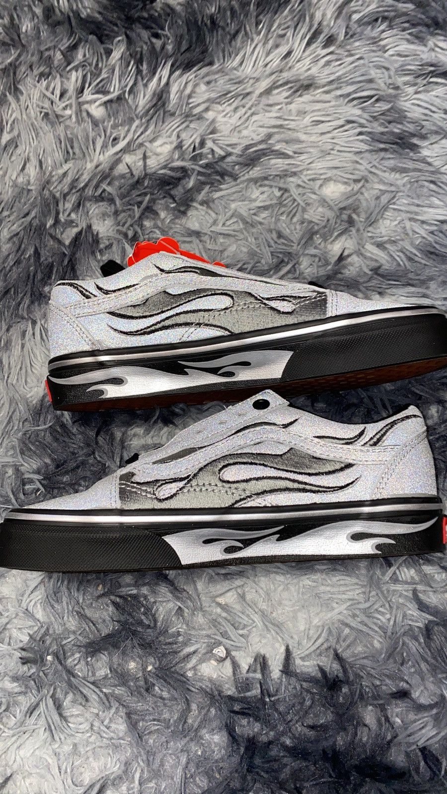 Asap Rocky × Vans X A$AP Worldwide Silver Reflective Old Skool Shoes ...