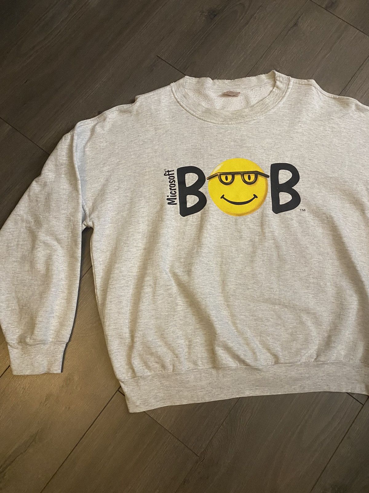 Microsoft × Vintage Vintage 90s Microsoft “Bob” Crewneck Sweater | Grailed