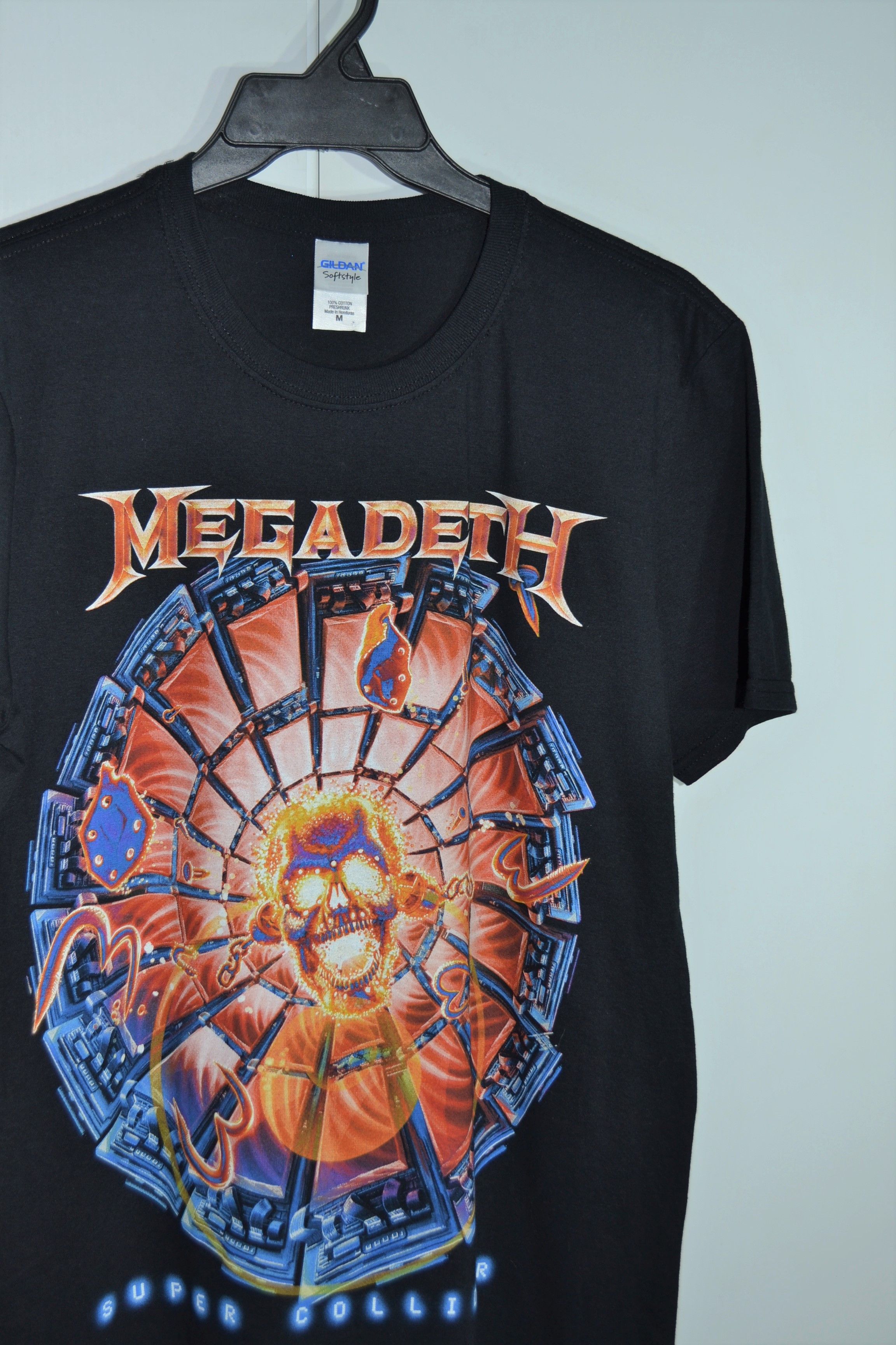 Megadeth Megadeth M size black Super Collider Band Tee T shirt | Grailed