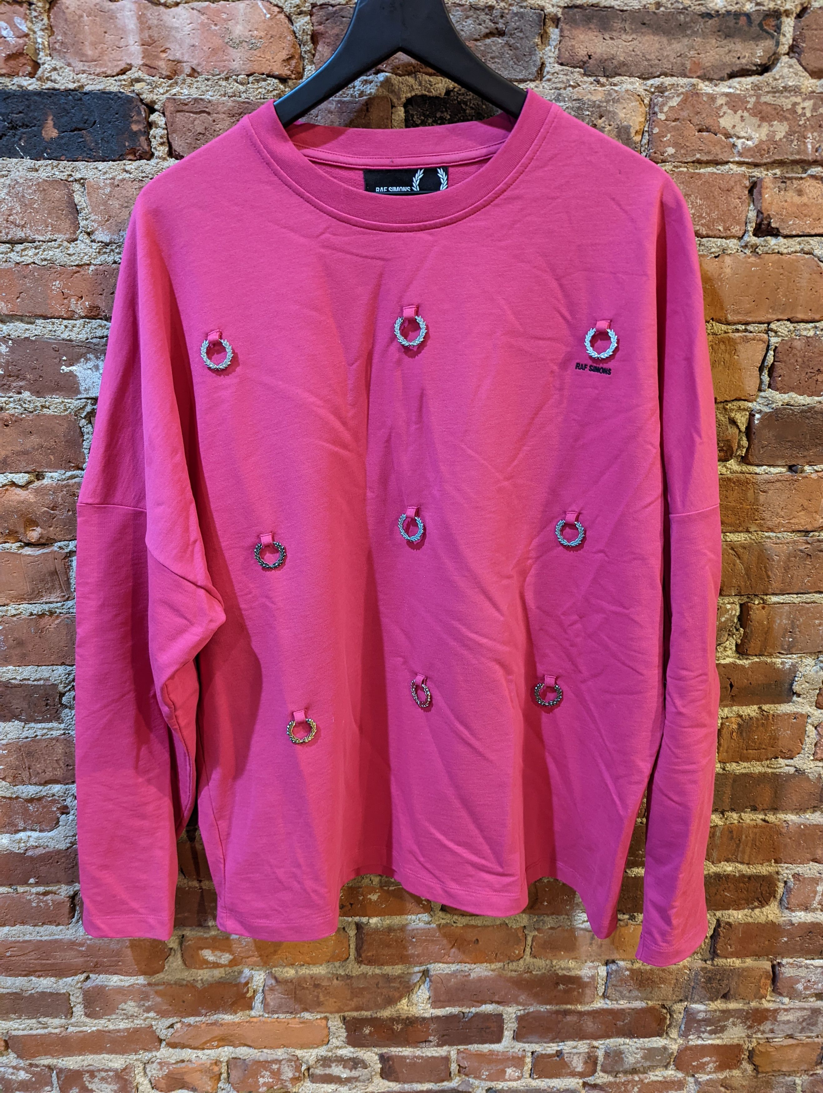 Raf Simons Raf Simons Fred Perry Rings Crewneck Size XL | Grailed