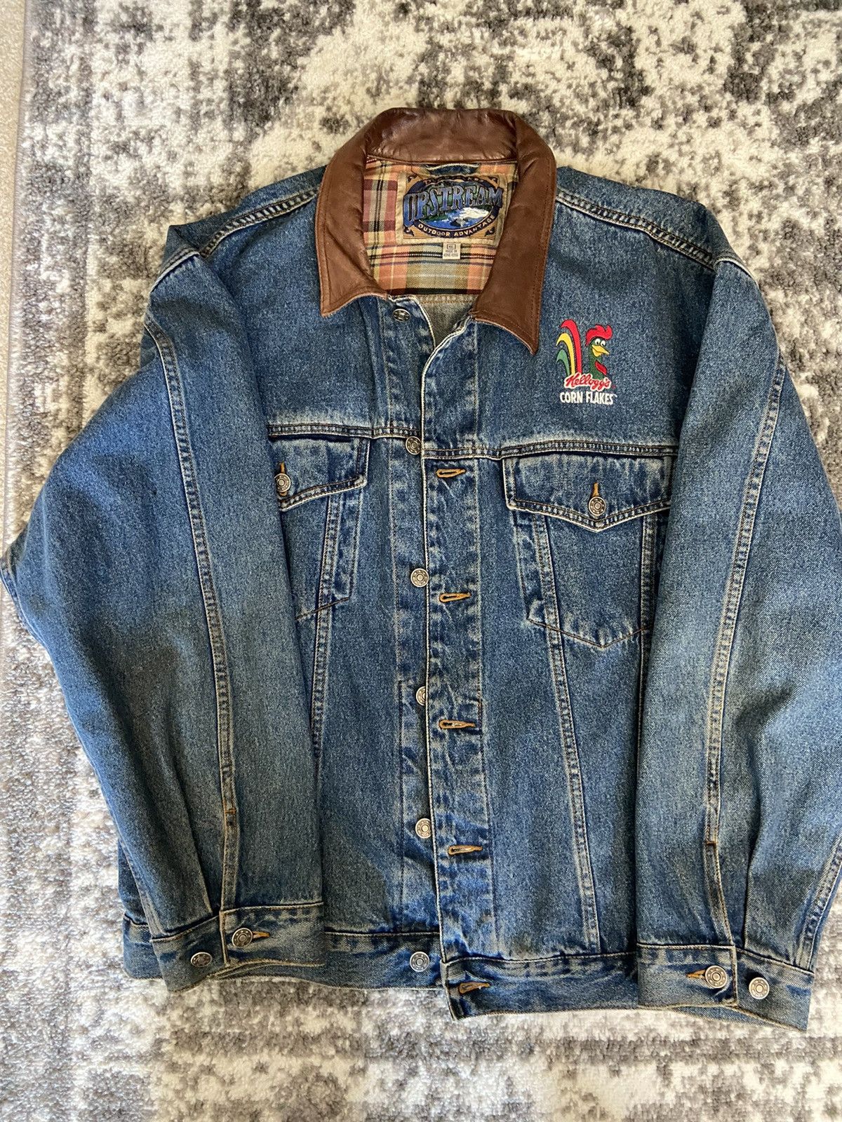 Vintage Vintage Kelloggs Corn Flakes Denim Jacket | Grailed